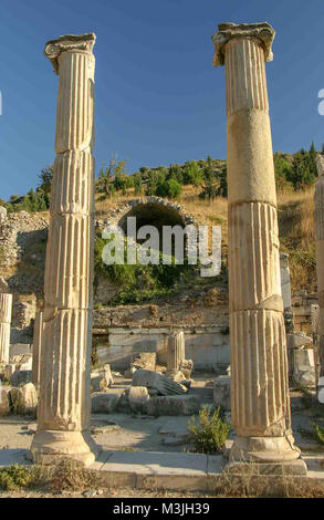 The Basilica Stoa at Ephesus, Turkey Stock Photo - Alamy
