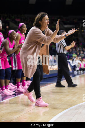 Georgia Tech head coach MaChelle Joseph claps for her players during ...