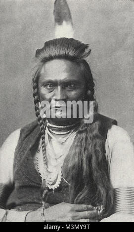 illustration of a native american indian chief warrior side view Stock ...