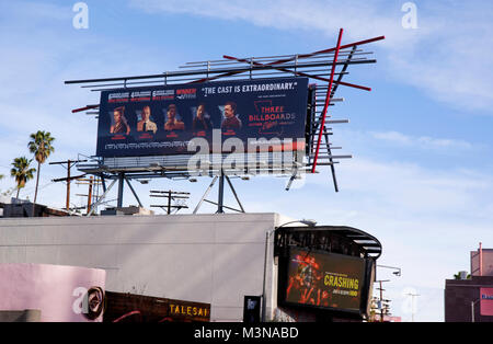 The Sunset Strip and billboards in West Hollywood, California Stock ...