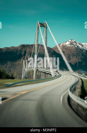 Gjemnessund bridge in Norway Stock Photo - Alamy