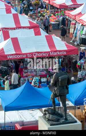 Market town of Chorley, Lancashire,uk Stock Photo - Alamy