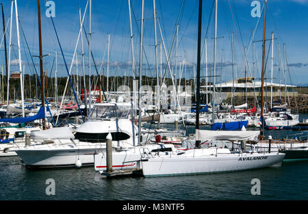 marina at Sandringham Yacht club melbourne with boats yachts Stock ...