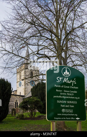St Mary's Church, Chesham, Buckinghamshire, England, United Kingdom ...