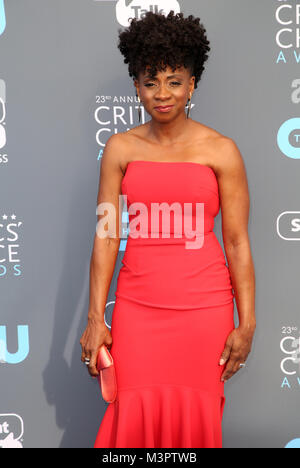 LOS ANGELES - JAN 11: Elisa Perry at the 23rd Annual Critics' Choice ...