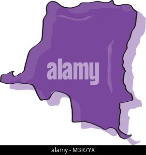 Democratic Republic of the Congo political map of administrative ...