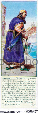 Illustration of Shylock from The Merchant of Venice. Tales from ...