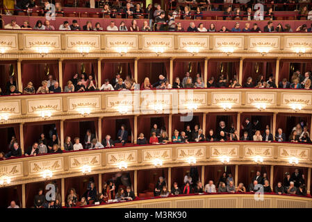 audience in their loge inside Vienna State Opera - Wien, Vienna ...