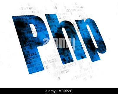 Software concept: Php on Digital Paper background Stock Photo - Alamy