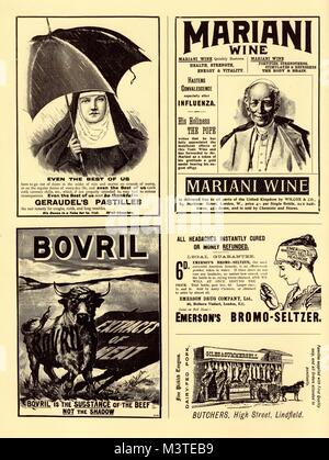 Victorian and Edwardian Advertising Posters Stock Photo: 174485863 - Alamy