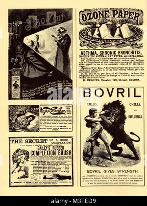 Victorian and Edwardian Advertising Posters Stock Photo - Alamy