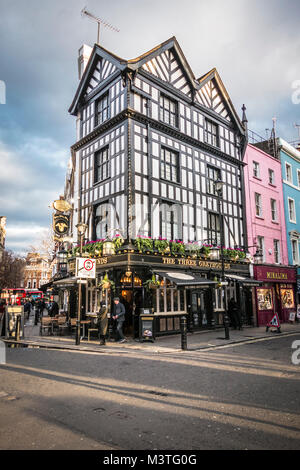 Three Greyhounds, Greek Street, Soho, London, W1, UK Stock Photo - Alamy