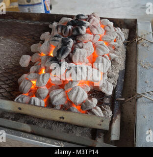 Caja China pig or whole animal charcoal roasting box is a traditional ...