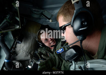 Senior Master Sgt. Debbie Merrill gives some last minute instructions ...