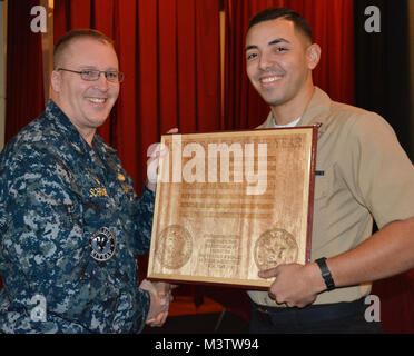 BANGOR, Wash. (Dec. 9, 2016) Capt. Mark Schmall, left, Commander ...