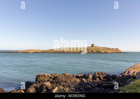cumulus clouds on a sunny day seen from above with the ground visible ...