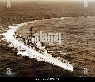 USS Newport News (CA-148) at Guantanamo c1965 Stock Photo - Alamy