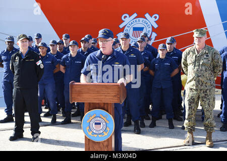 Vice Adm. Fred Midgette, Coast Guard Pacific Area commander ...