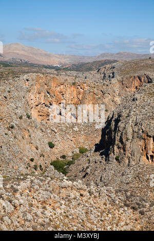 View of Zakros Gorge at Greek island Crete Stock Photo - Alamy