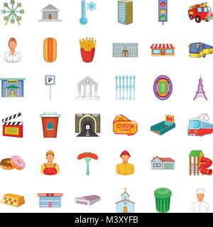 Administration icons set, cartoon style Stock Vector Image & Art - Alamy