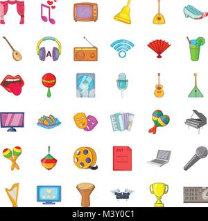 Euphony icons set, cartoon style Stock Vector Image & Art - Alamy