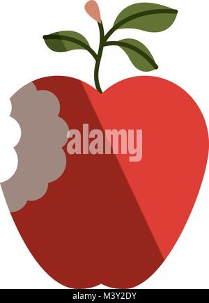 bitten apple icon image vector illustration design Stock Vector Image ...