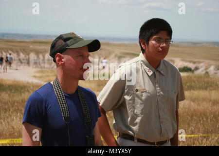 Teacher-Ranger Gary Joseph Cohen and Youth Intern Earl Henry ...