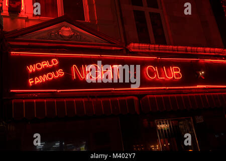 Neon sign for a nightclub Stock Photo: 17081889 - Alamy
