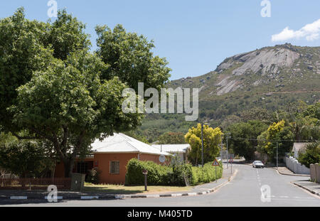 Haarlem Street Paarl, Western Cape South Africa. December 2017 ...