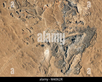 This open-pit mine in Kokpatas, Uzbekistan, operated by Navoi Mining ...