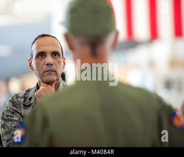 U.S. Air Force Lt. Col. Nathaniel Batts, 16th Airlift Squadron C-17 ...