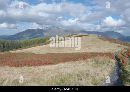 Amazing landscape of the Lake District National Park - aerial view ...