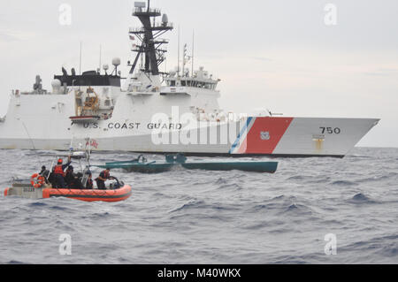 The United States Coast Guard Cutter Bertholf (WMSL 750) on San Stock ...