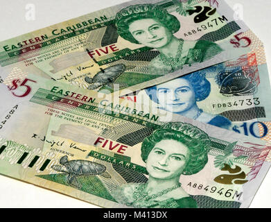 East Caribbean dollars, Eastern Caribbean money Stock Photo - Alamy