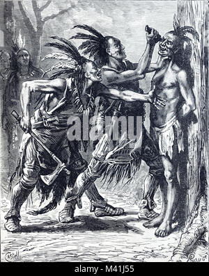 Flathead Native American or Bitterroot Salish Medicine Man, Dressed in ...