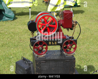 Stationary engine on display at Lincoln steam Stock Photo - Alamy