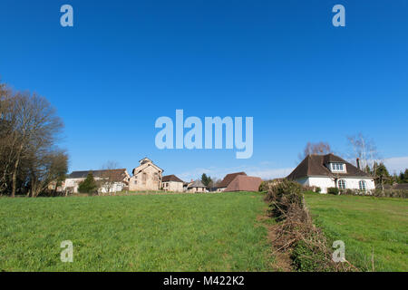 Little village in French Limousin Stock Photo - Alamy