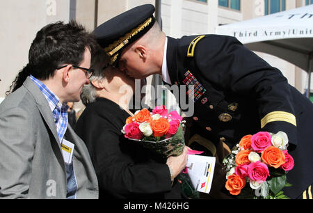 Brig. Gen. Michael T. Morrissey (right), the Commander of the 94th Army ...