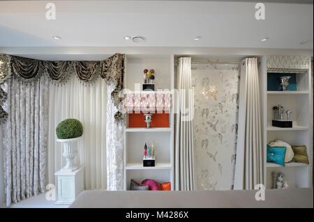 Interior design, showroom display of materials Stock Photo - Alamy