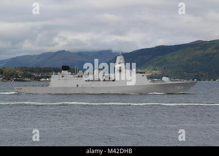 HNLMS De Ruyter (F804), a De Zeven Provincien-class frigate operated by ...