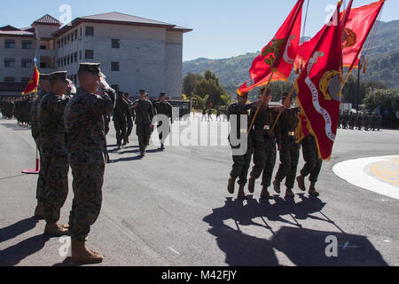 U.S. Marine Corps Col. Jeff C. Holt, the Commanding Officer for School ...