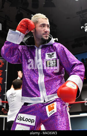 Tokyo, Japan. 8th Feb, 2018. (L-R) Masaki Saito, Shuichiro Yoshino (JPN ...