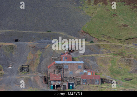 Force Crag mine, England, UK, Britain, Lake district Stock Photo ...
