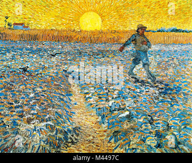 The Sower, 1888 - painting by Vincent van Gogh - Very high resolution ...