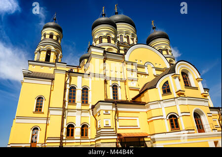 Main church of the Hancu Monastery, Republic Moldova Stock Photo ...