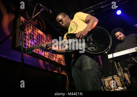 John "JB" Bigham and Chris Dowd of Fishbone perform on February 1st ...