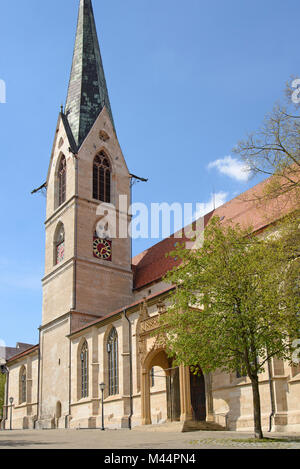 Rottweil: church Heilig-Kreuz-Münster (Holy Cross Cathedral) in Schwarzwald, Black Forest, Baden ...