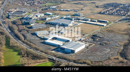 aerial view of Advanced Manufacturing Park, Catcliffe, Rotherham ...