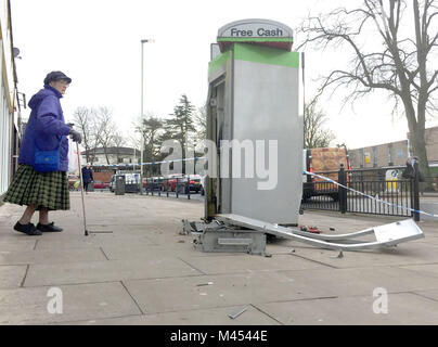 The scene outside Heron Foods on Cockerton Green, Darlington, after ...