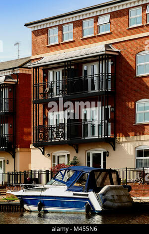 Construction of the Diglis Canal Basin, Worcester Stock Photo - Alamy